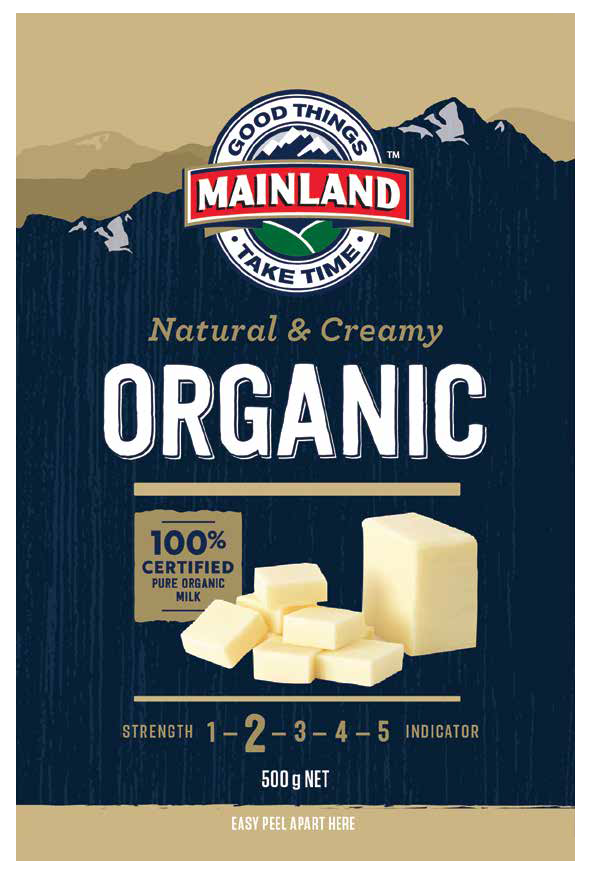 Organic Cheddar Cheese | Mainland
